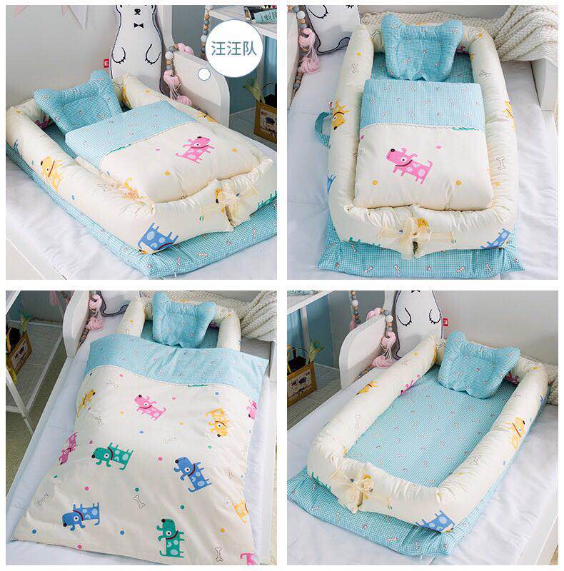 4 in 1 Convertible Baby Crib Baby Bedding Sets Nur... – Grandado
