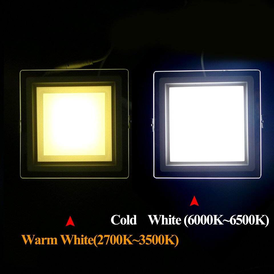 Square Led Panel Downlight Dimmable 18W 12W 6W Led... – Vicedeal