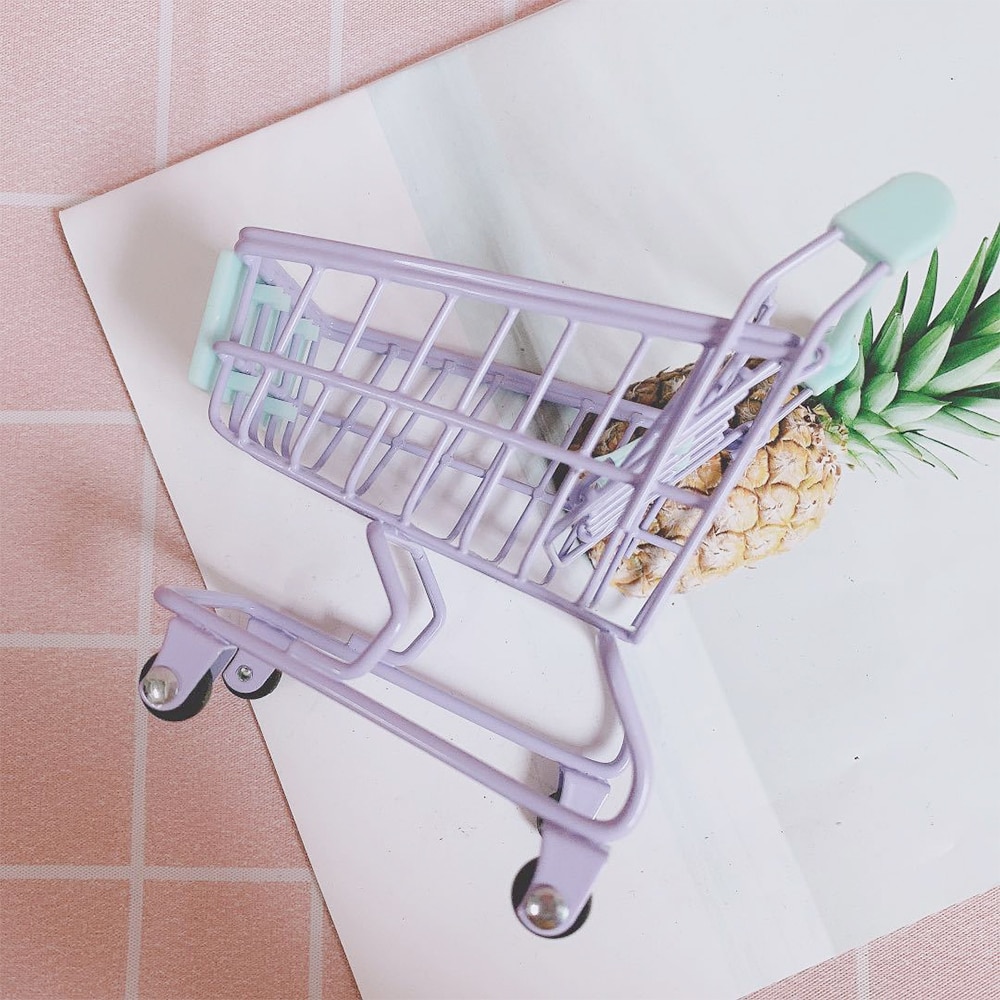 Mini Baby Supermarket Handcart Shopping Cart Deskt... – Grandado