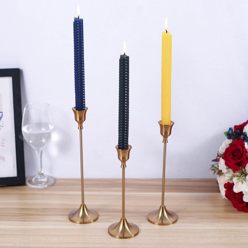 Copper Color Candle Holder Iron Plating Candlestic... – Grandado