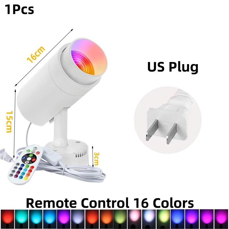 LED Spot Stage Light Fixture RGB Multi Colors Neon... – Grandado