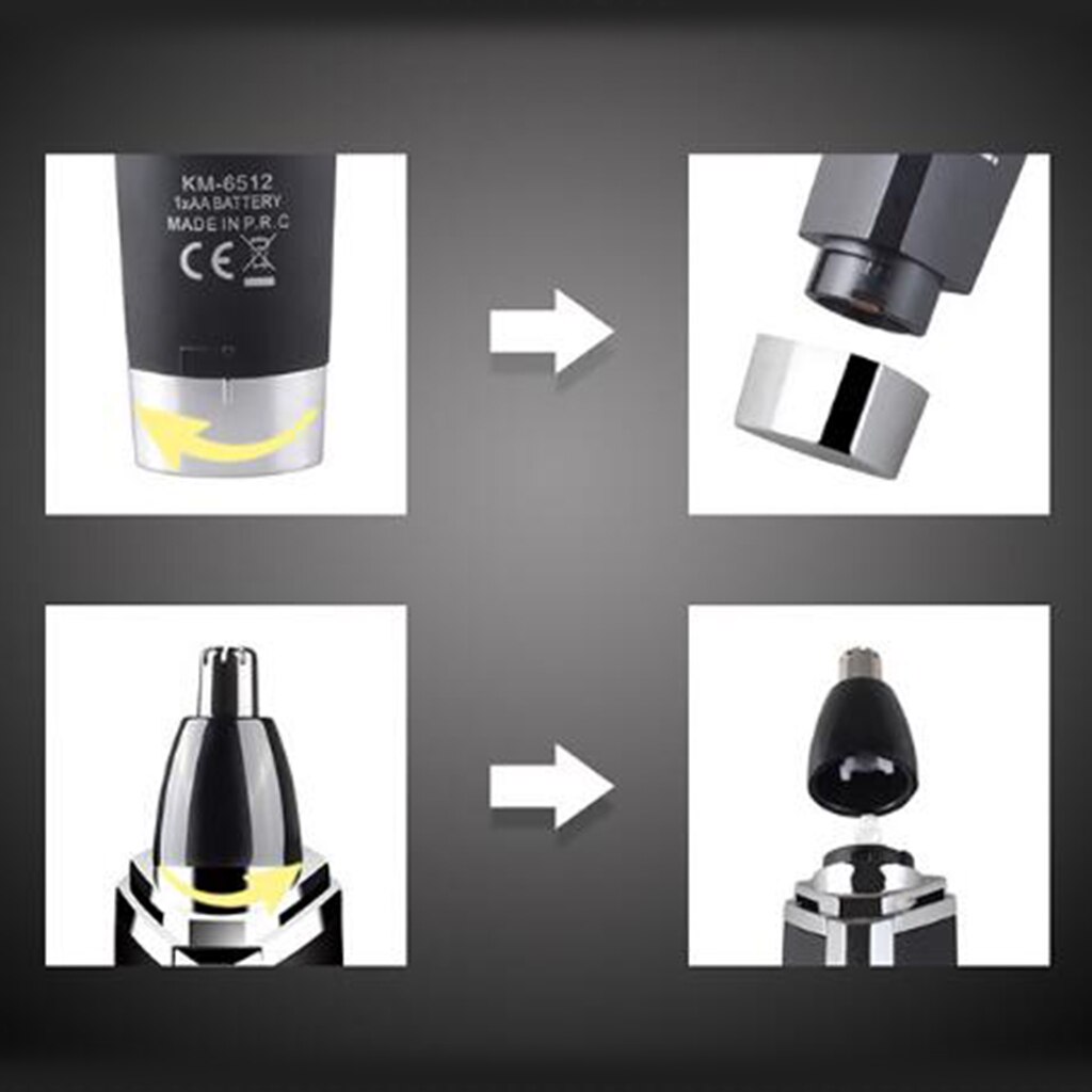 Portable Mens Nasal Nose Hair Trimmer Rinse Clean ... – Vicedeal