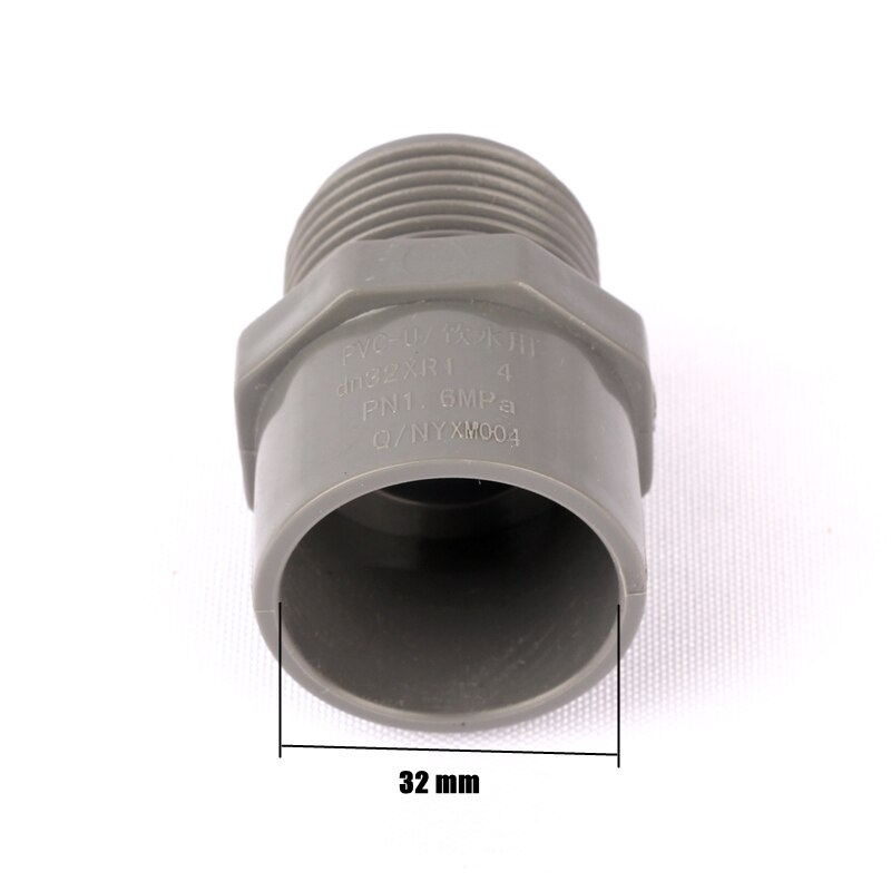 2pcs NuoNuoWell PVC 1"-32mm Male Thread Connector ... – Grandado