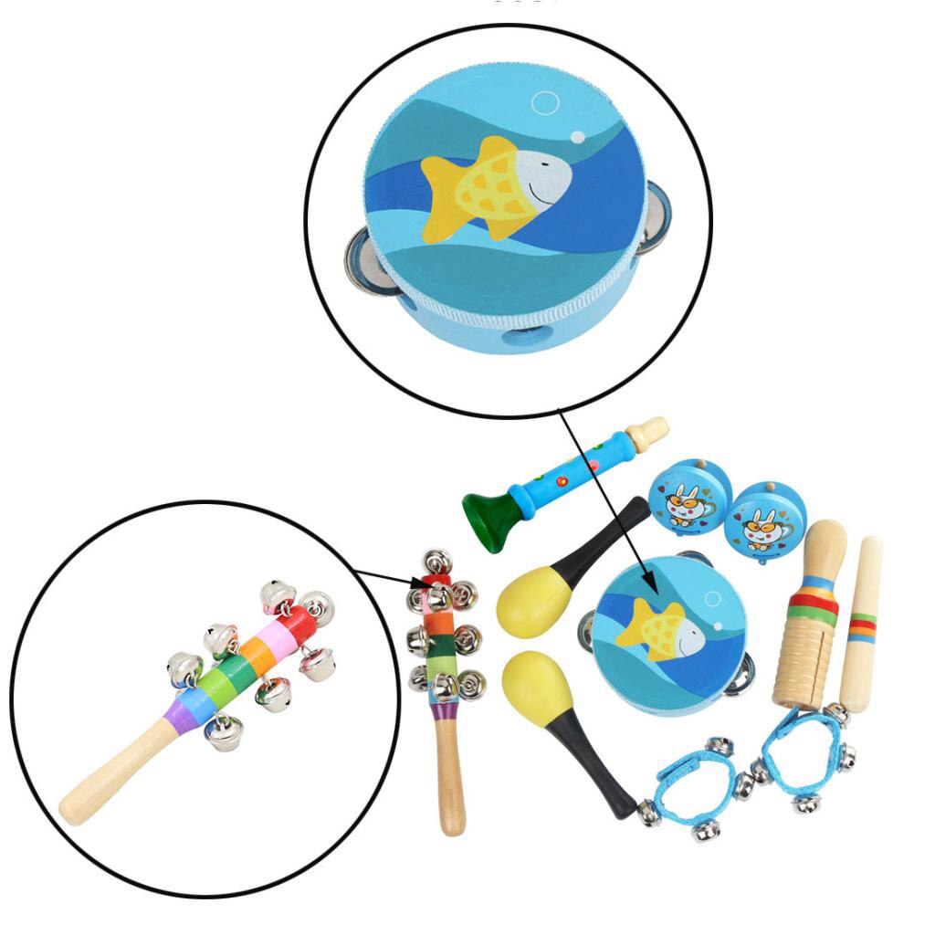 11 Pcs Music Rhythm Percussion Set For Children Ki... – Vicedeal