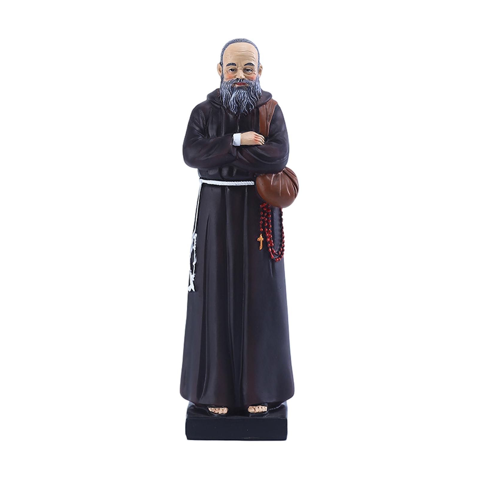 Priest Statue Religious Sculpture Blessed Catholic... – Grandado