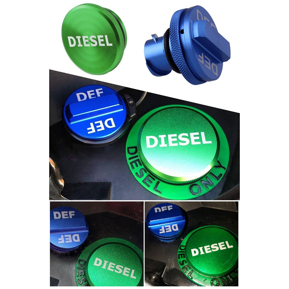 2pcs Fuel Tank Cover Set Diesel Filler Cap DEF Com... – Grandado