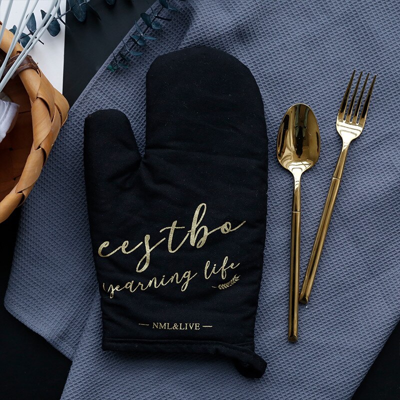 1Pc Cotton Oven Glove Heatproof Mitten Kitchen Coo... – Vicedeal
