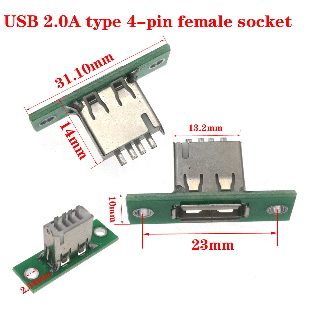 Usb 2.0 Mannelijke Vrouwelijke Connector Paneel In... – Vicedeal