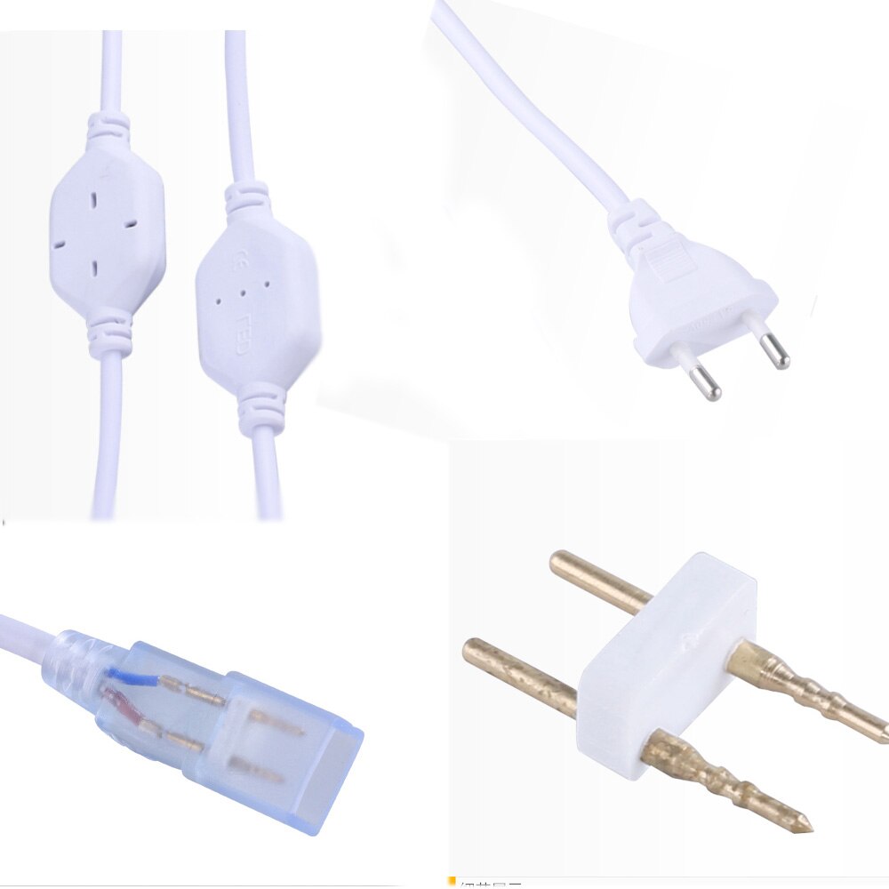 AC110-240V 4A LED Strip Extend Wire EU Plug 2 Pin ... – Grandado