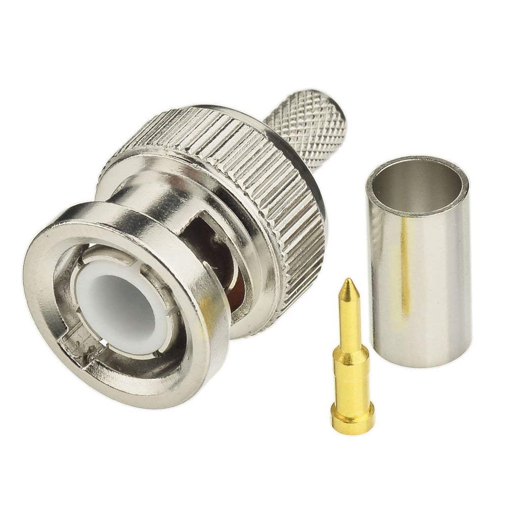 PEGATAH 50 Ohm BNC Crimp Stecker für RG58 Kabel – Vicedeal