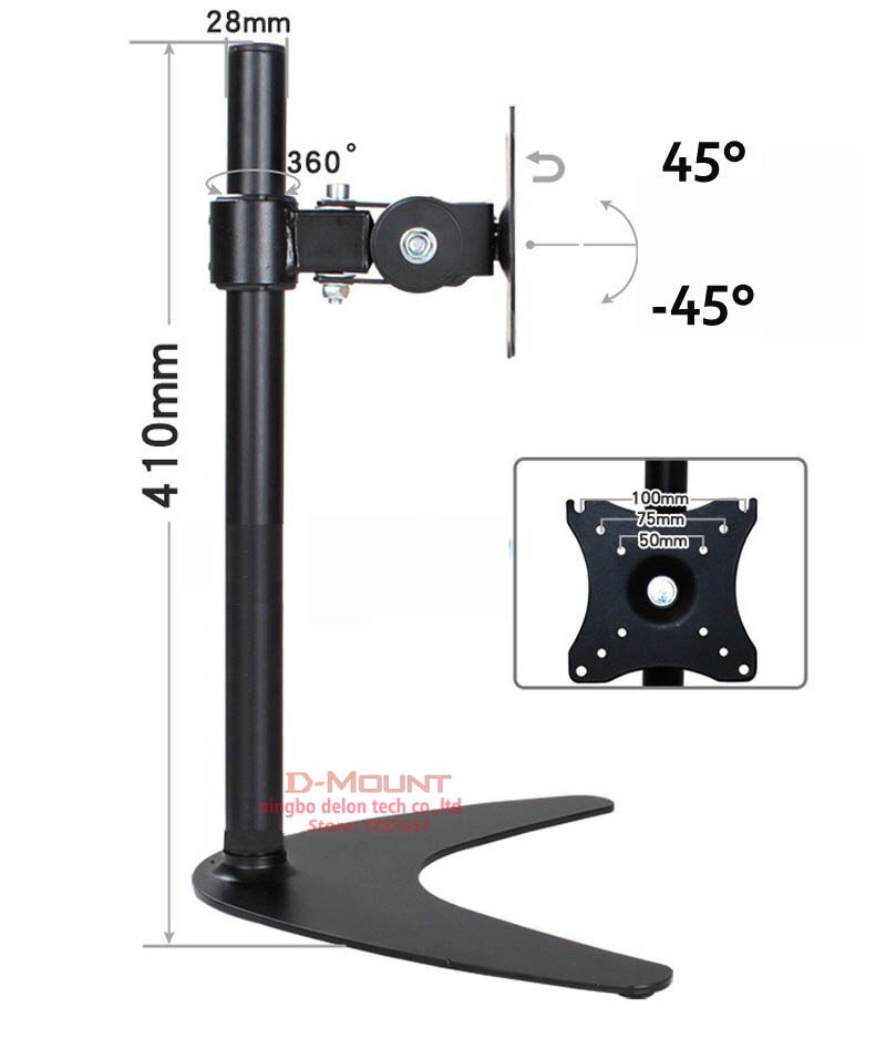 DL-T600 10 "-27" duża podstawa 400mm wysoka VESA 5... – Grandado