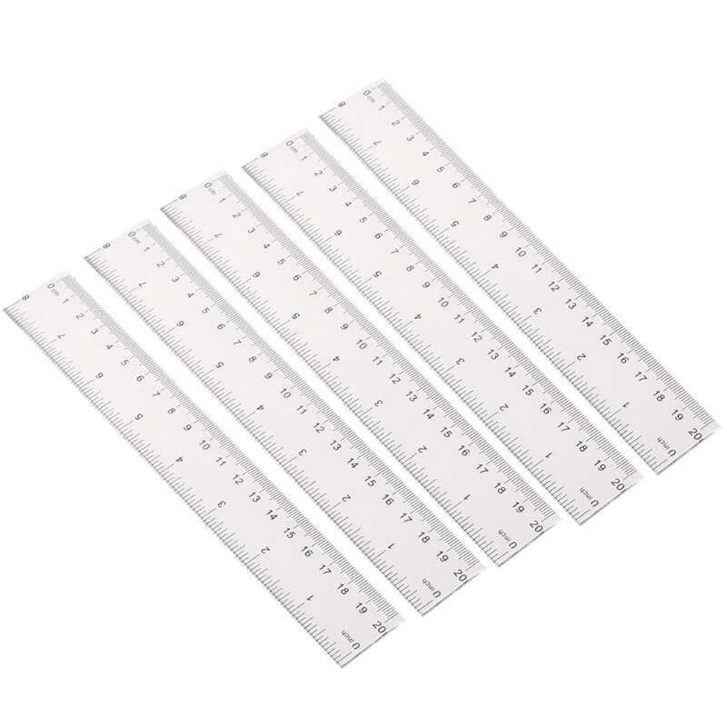 Clear Ruler Plastic Ruler Small Ruler with Centime... – Grandado