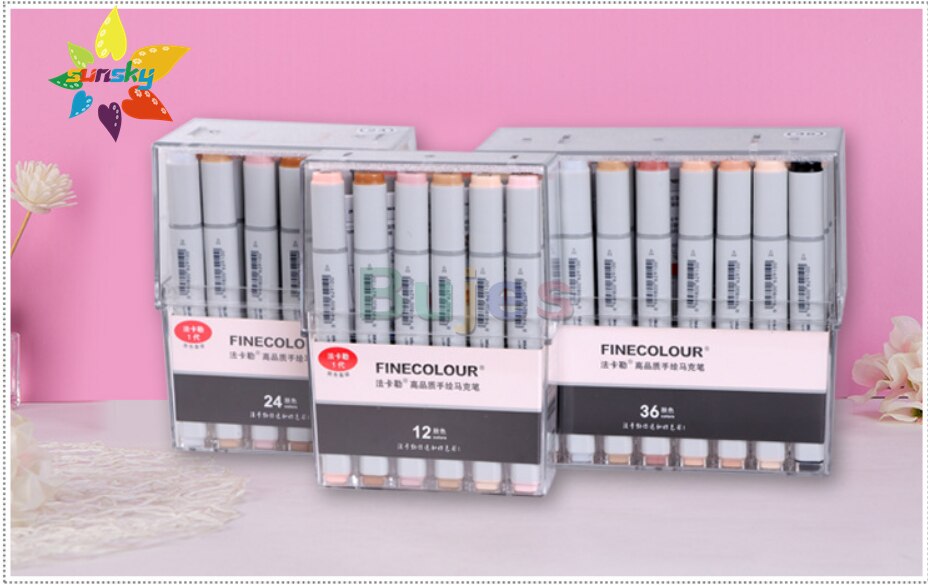 FINECOLOUR Marker 1/2/3/4 generation soft head ski... – Vicedeal