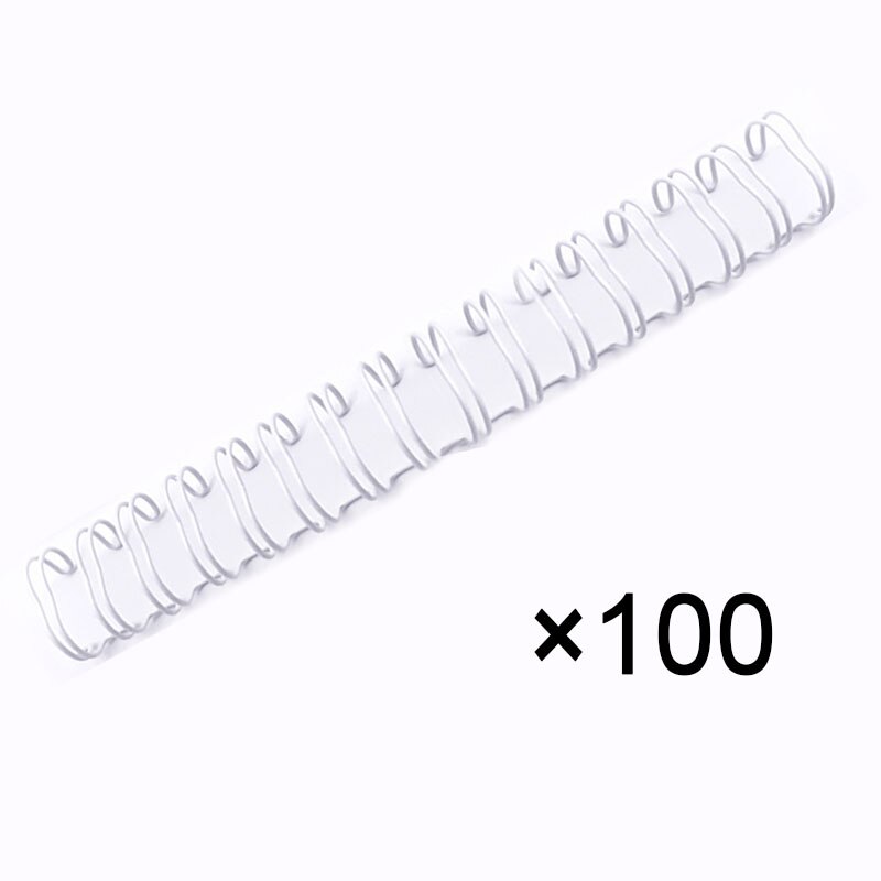 100pcs A4 Metal YO Double Coil Binding Rings Wire ... – Grandado