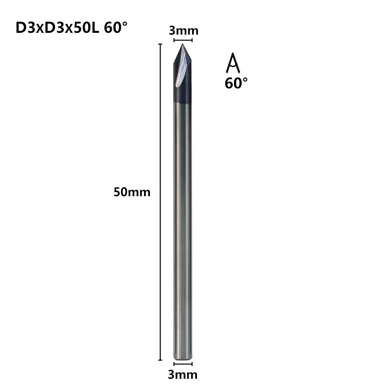 XCAN Carbide Chamfering Milling Cutter 60 Degrees ... – Grandado