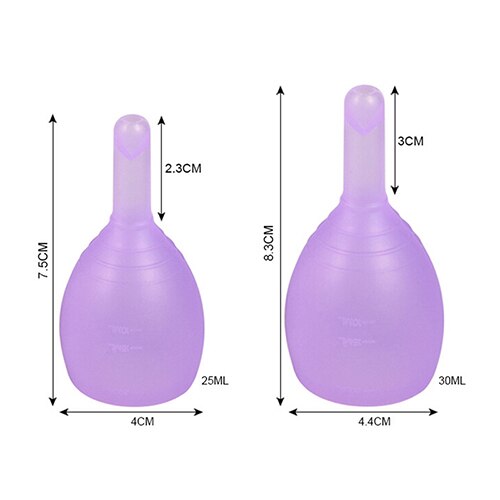 Silicone Feminine Hygiene Lady Cup Menstrual Cup C... – Grandado