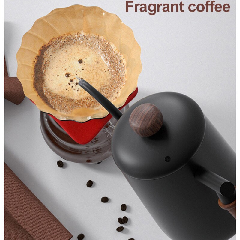 Drip Kettle 600ml Coffee Tea Pot Non-stick Coating... – Vicedeal