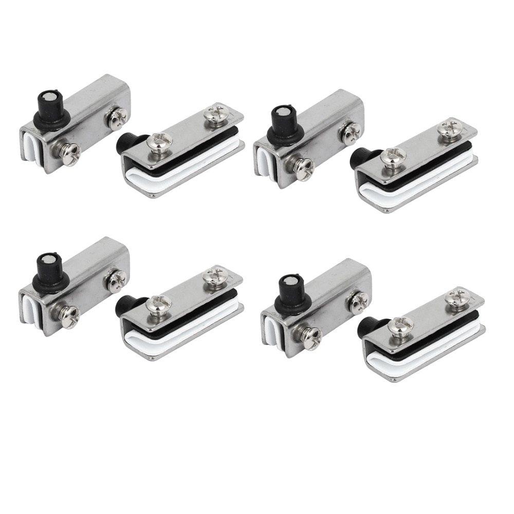 Bathroom Shower Door Pivot Hinges Clamp Clips Hold... – Grandado