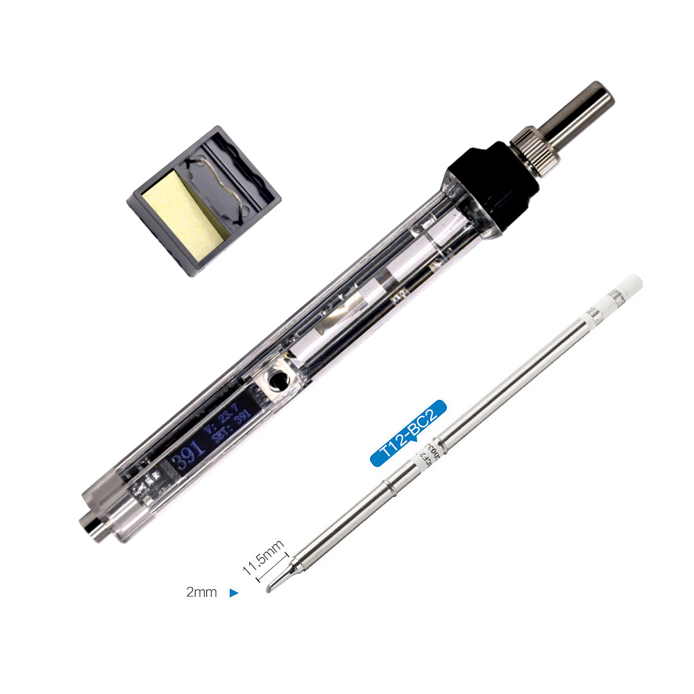 OLED T12 Electric Soldering Iron Mini Portable Tem... – Vicedeal