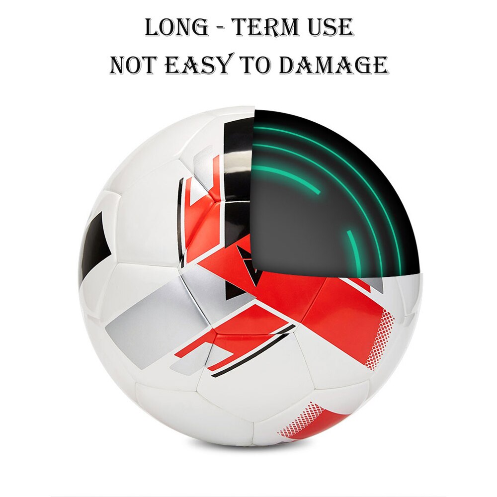 Veidoorn Match Soccer Ball Standard Size 5 Footbal... – Grandado