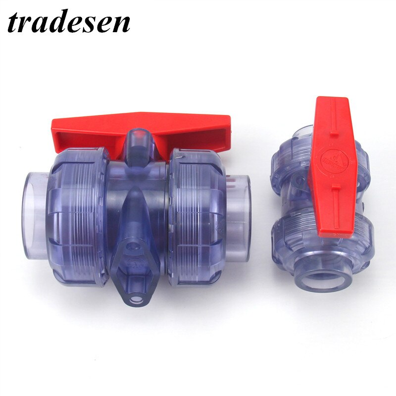 1pc DIN 20~63mm Hi Transparent UPVC Globe Valve Aq... – Vicedeal