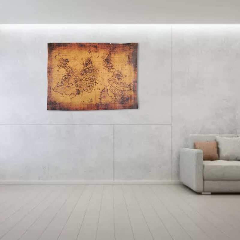 Large Vintage Style Retro Paper Poster Globe Old W... – Grandado