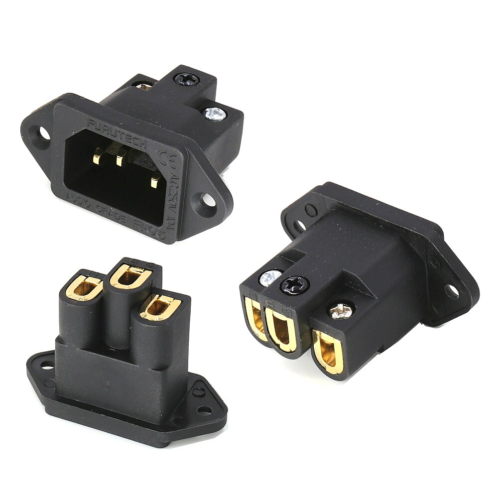 FURUTECH FI-06(R) AC IEC Inlet Socket pure copper ... – Grandado