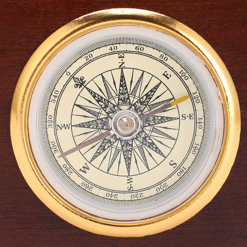 Wooden Box Compass Vintage Compass Multiple Applic... – Grandado