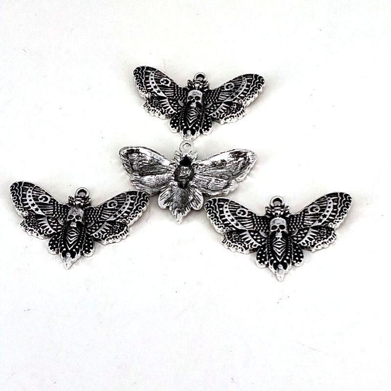 hzew 50pcs accessories Animal moth skull head moth... – Grandado