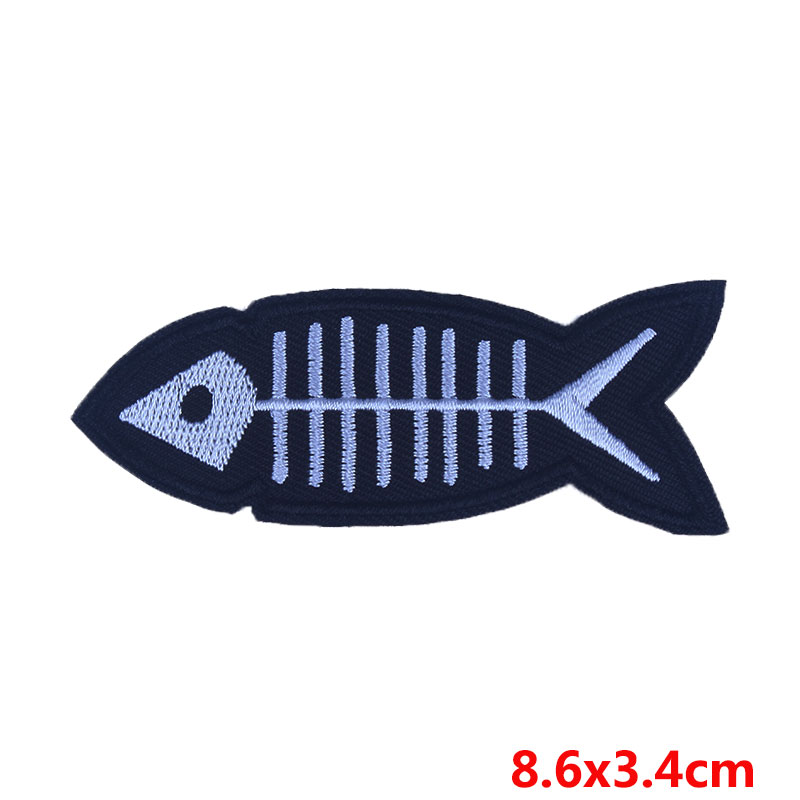 Pulaqi 10Pcs Fishbone Patch Hippie Patches Ijzer O... – Vicedeal