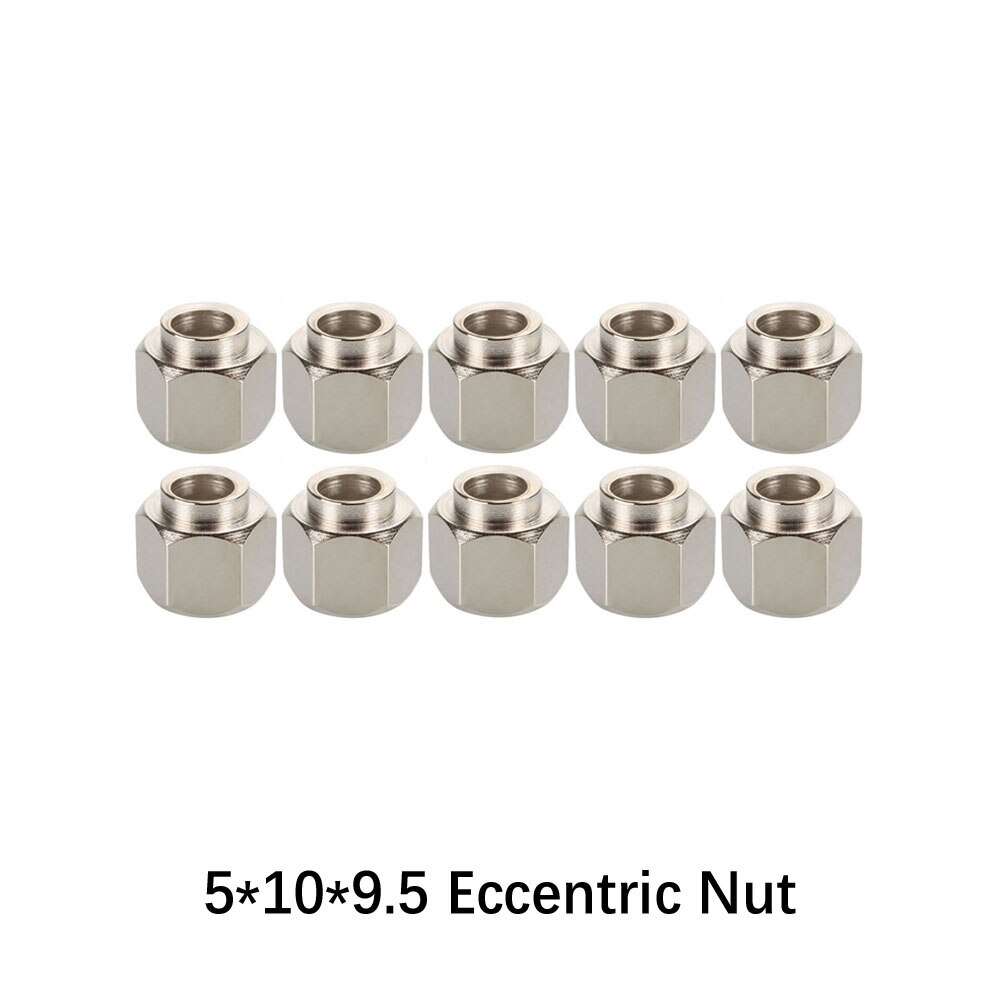10 st slitstark excentrisk skruvmutter 5mm excentr... – Grandado