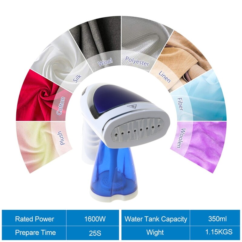 Folding Handheld Ironing Machine 1600W Mini Garmen... – Grandado