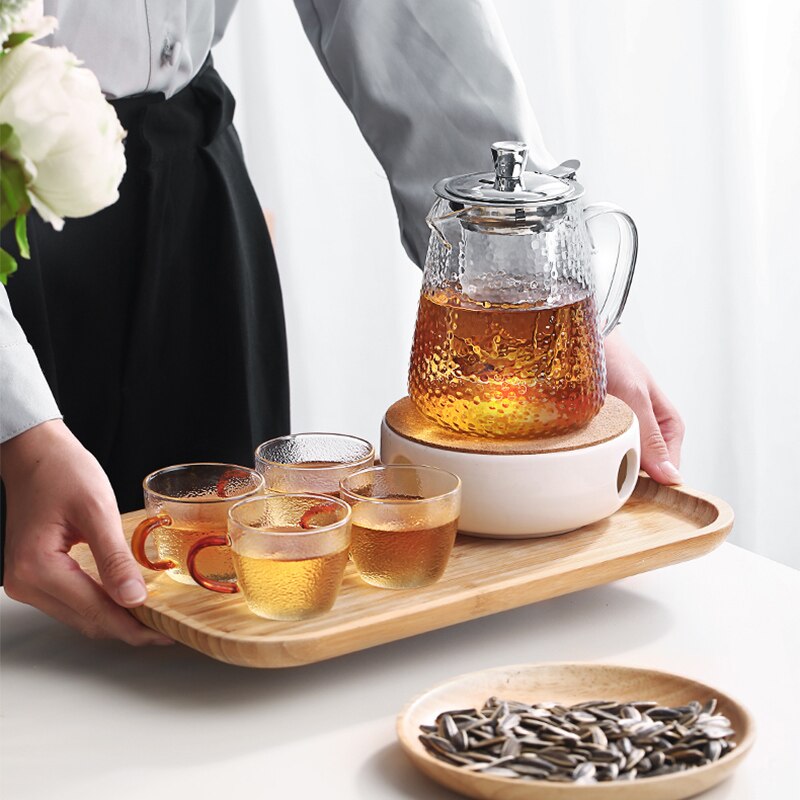 glass tekanne varmebestandig glass med teinfuser f... – Grandado