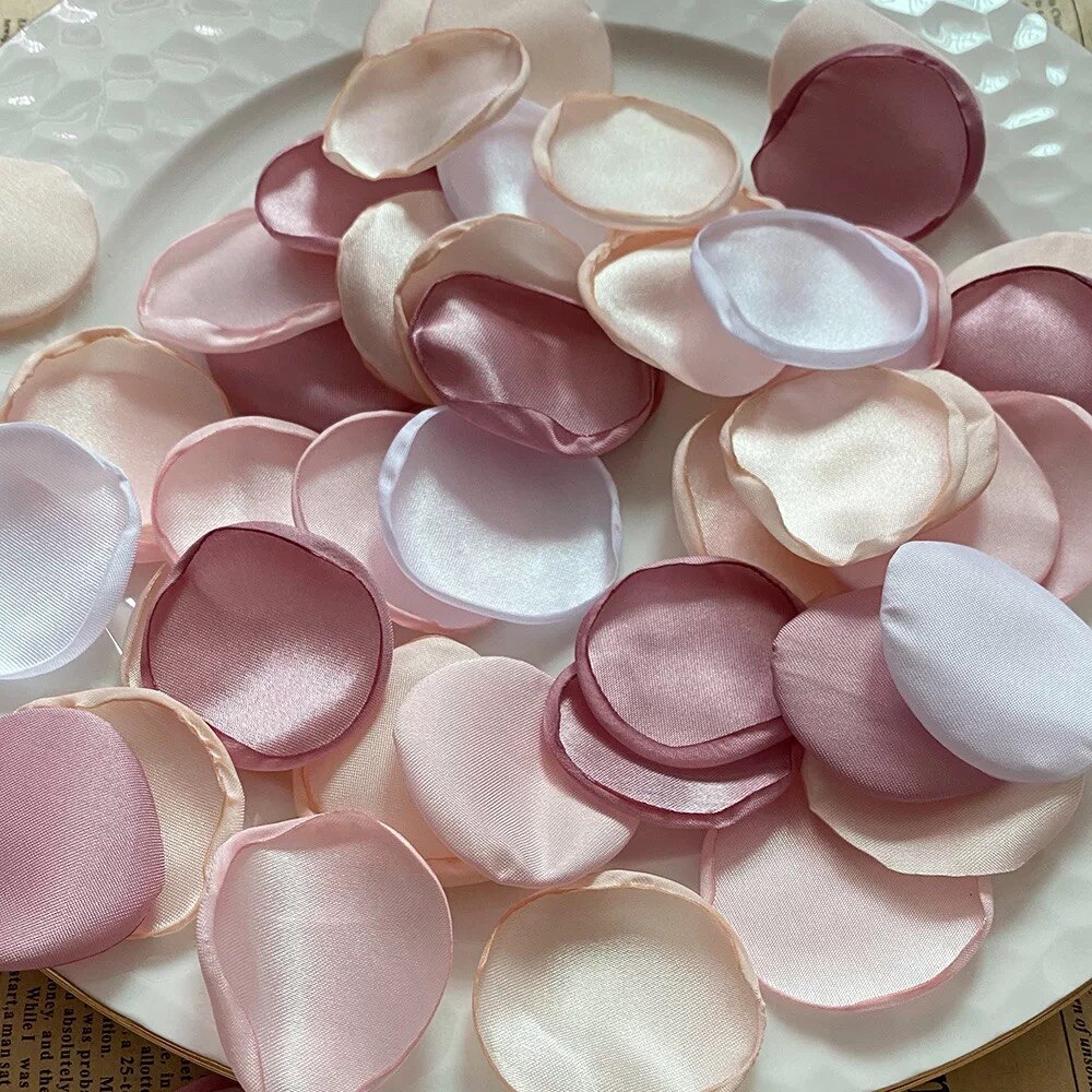 Rose Gold Petals Burgundy Rose Petals Champagne Pe... – Grandado