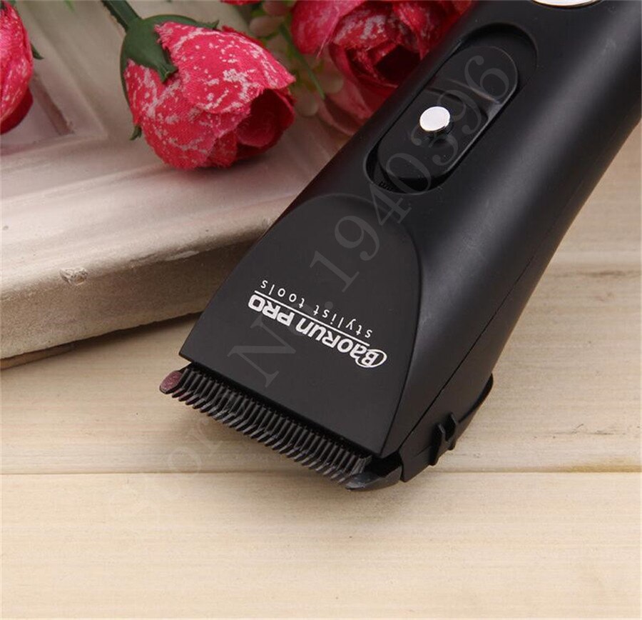 Black Electric Hair Trimmer Rechargeable Hair Clip... – Vicedeal