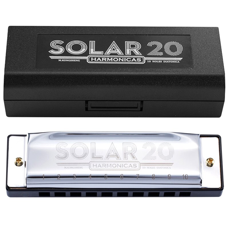 KONGSHENG 10 Holes Harmonica Diatonic Blues Harp M... – Vicedeal