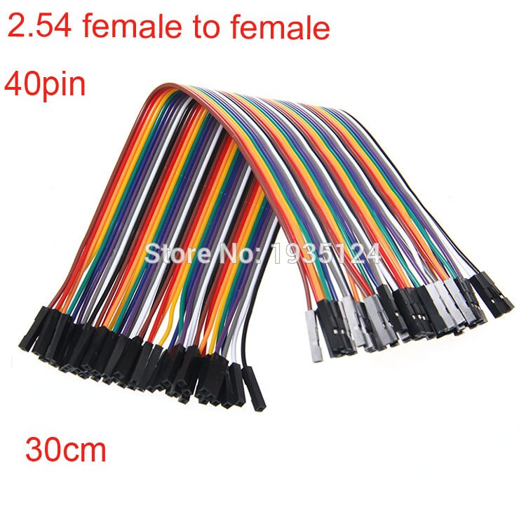 2.54mm Dupond Female to Female Jumper Wire 30CM 40... – Vicedeal