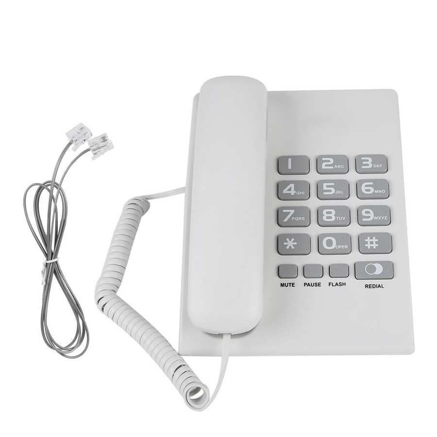 Home Hotel Wired Corded Desktop Wall Phone Office ... – Grandado