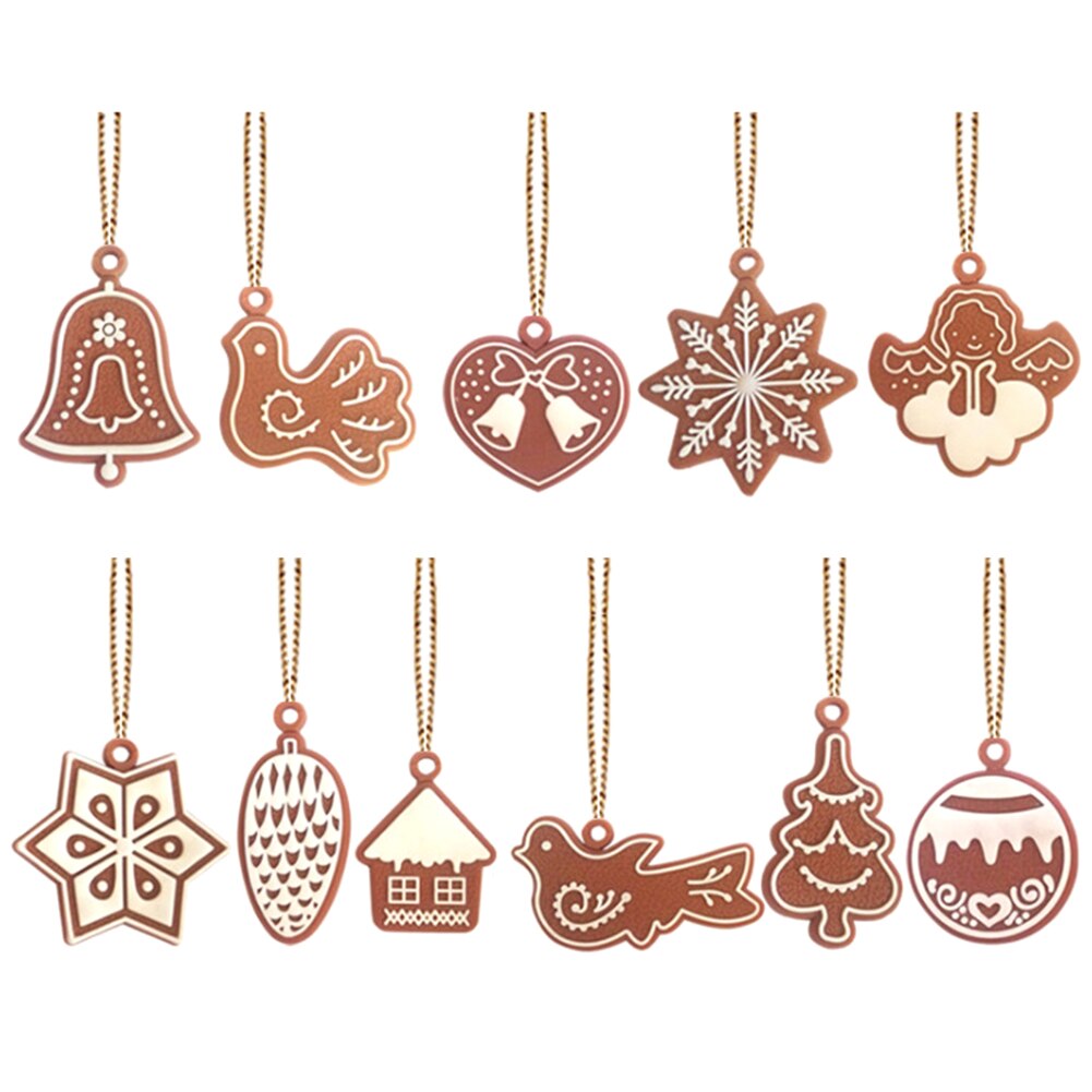 Gingerbread Man Christmas Tree Small Pendant Snowf... – Vicedeal