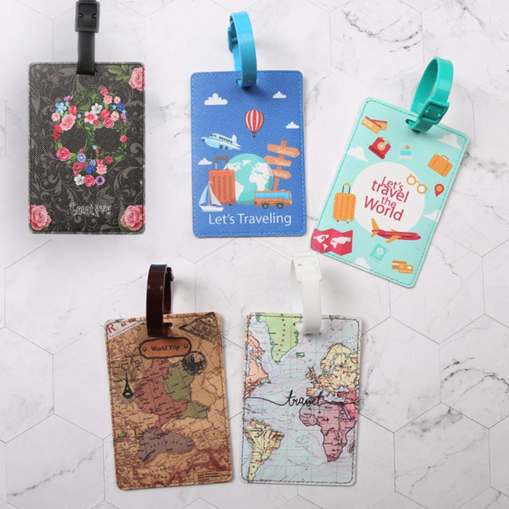 Luggage Case Name Tag ID Labels Travel Bag Suitcas... – Vicedeal