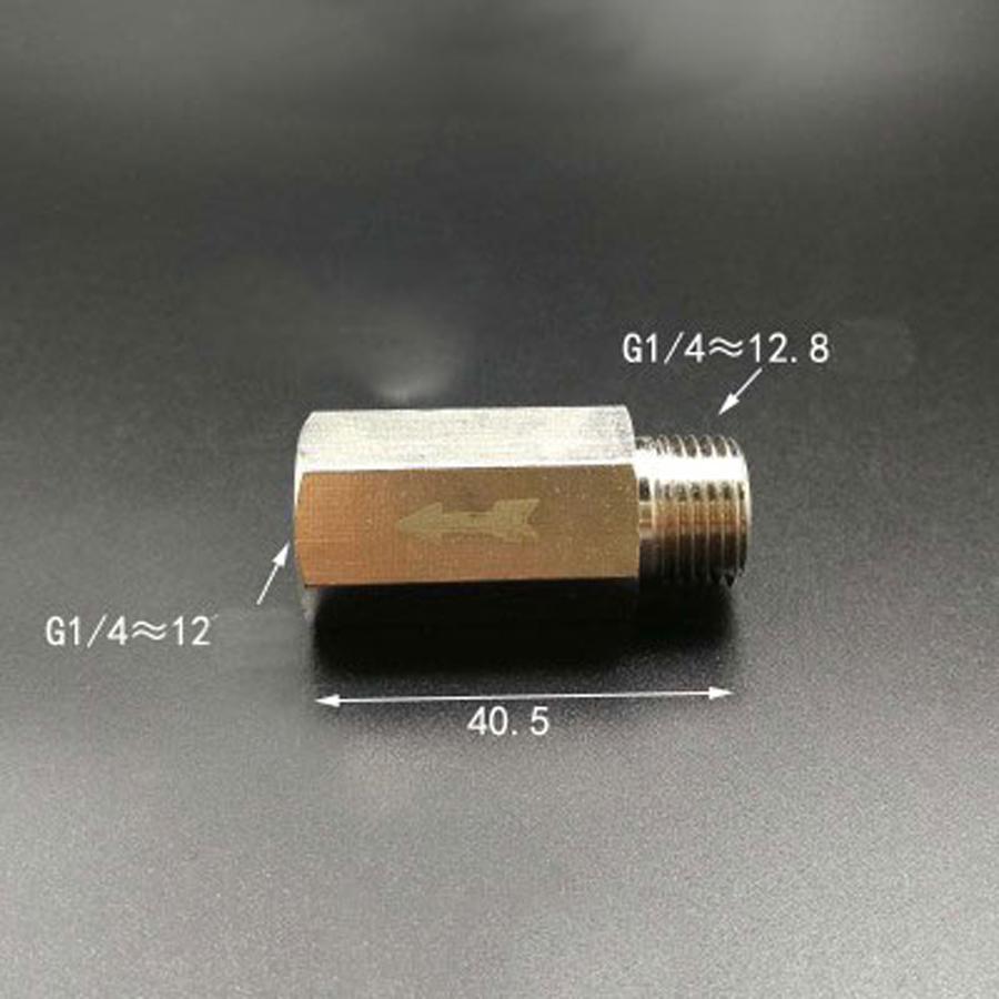 DN8 1/4" BSP Female to Male Nickel Plated Brass Ch... – Grandado