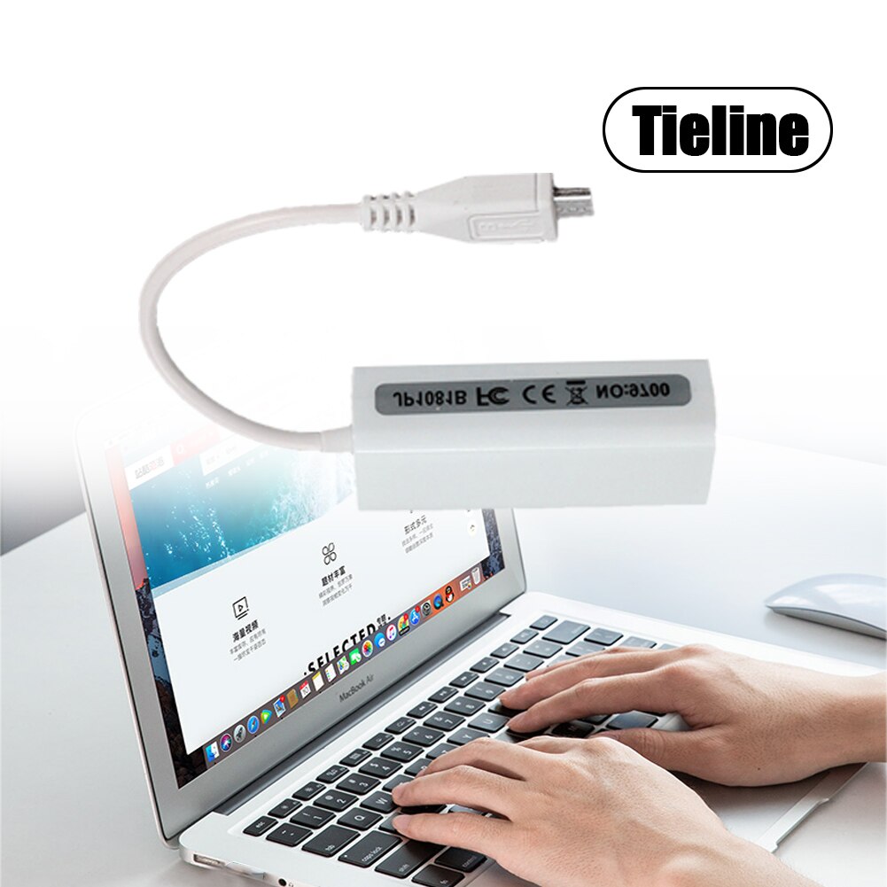 Micro USB 2.0 5P to RJ45 Networks Lan Ethernet Cab... – Vicedeal