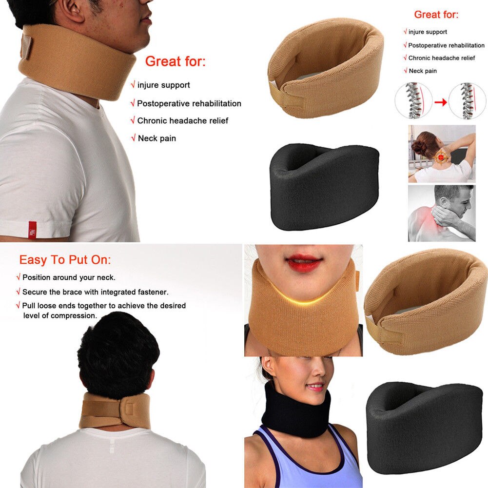 Cervical Collar Neck Brace Relief Traction Support... – Vicedeal