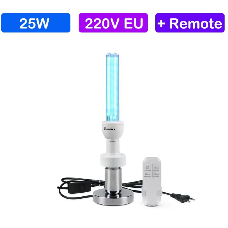 15w x 25w uvc-bakteriedödande cfl-lampa i ozonkvar... – Vicedeal