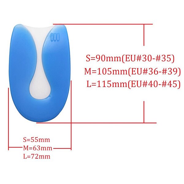 1 Paar Fasciitis Hiel Schutz Hielspoor Pad Schoen ... – Grandado