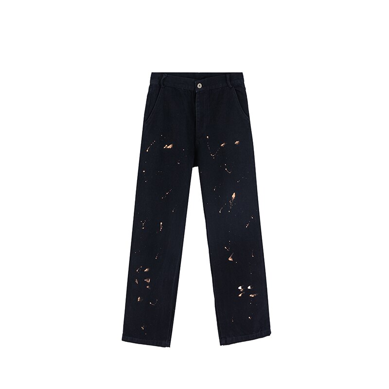 High Street Ink Painted Casual Jeans for Men and W... – Grandado