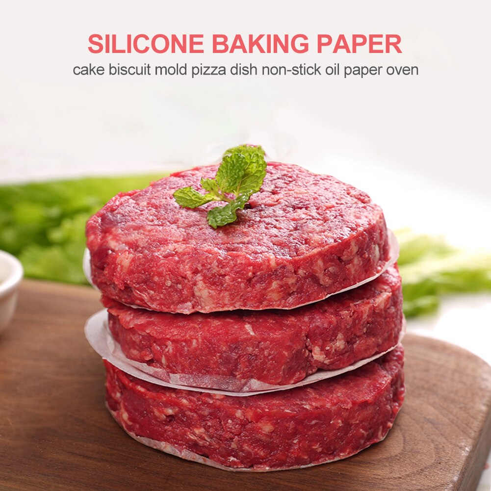 40pcs Silicone Greaseproof Baking Paper Round Doub... – Grandado