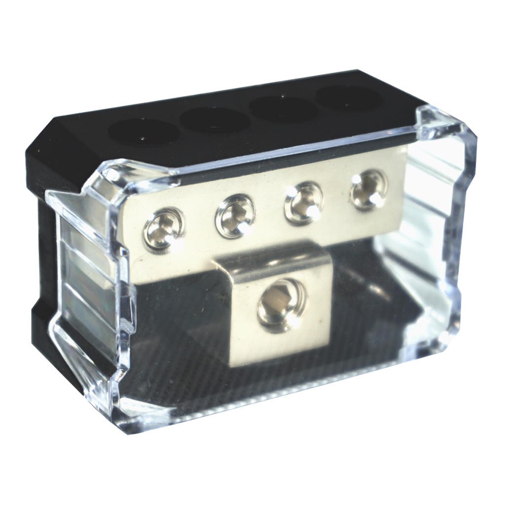 4Way Audio Amp Power/Grond Splitter Distributie Bl... – Vicedeal