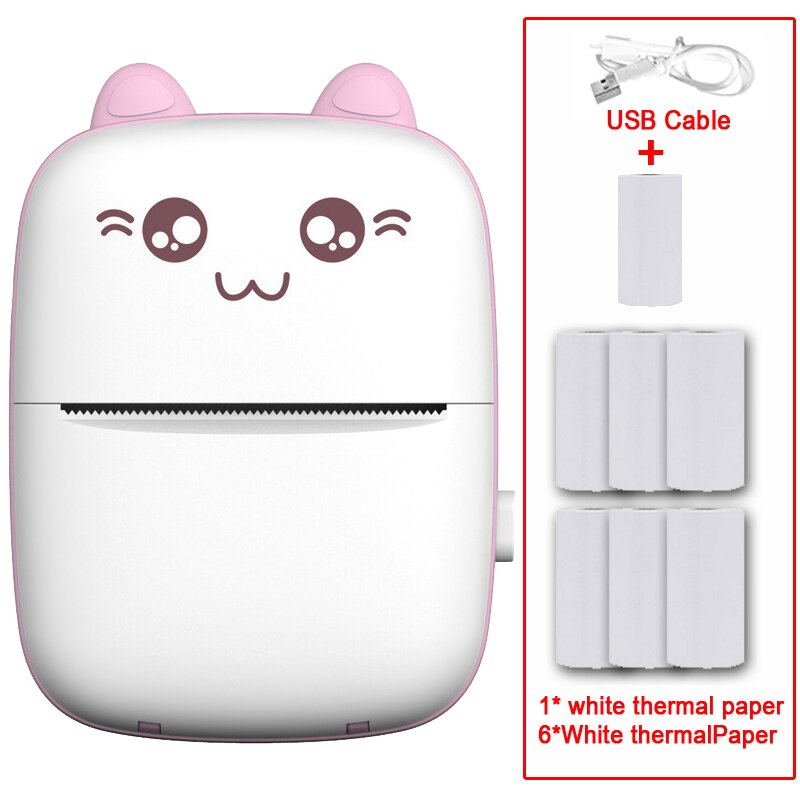 Portable MINI CAT Printer Thermal Print Photo Pock... – Grandado