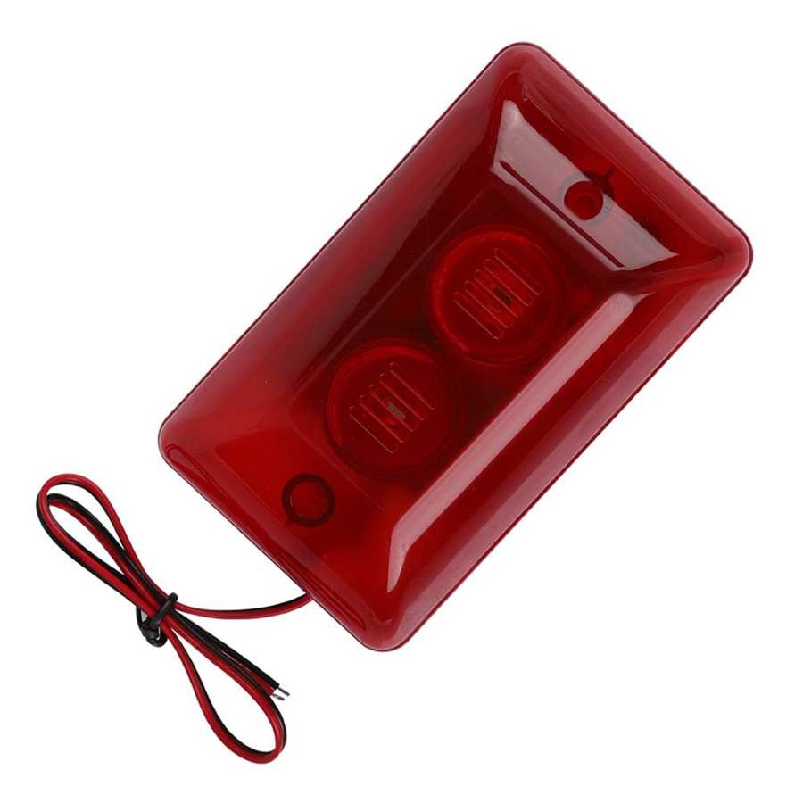 12V 15W Wired Strobe Siren Sound Alarm Strobe Flas... – Grandado